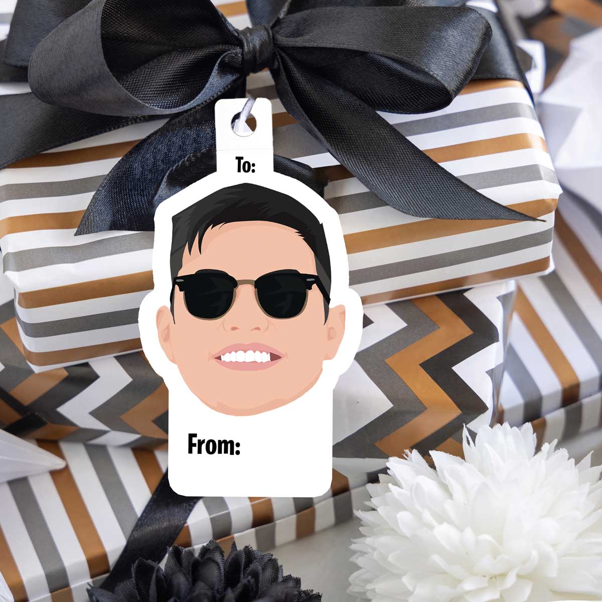 Personalized Face Gift Tags – Personalized Drawing Gifts