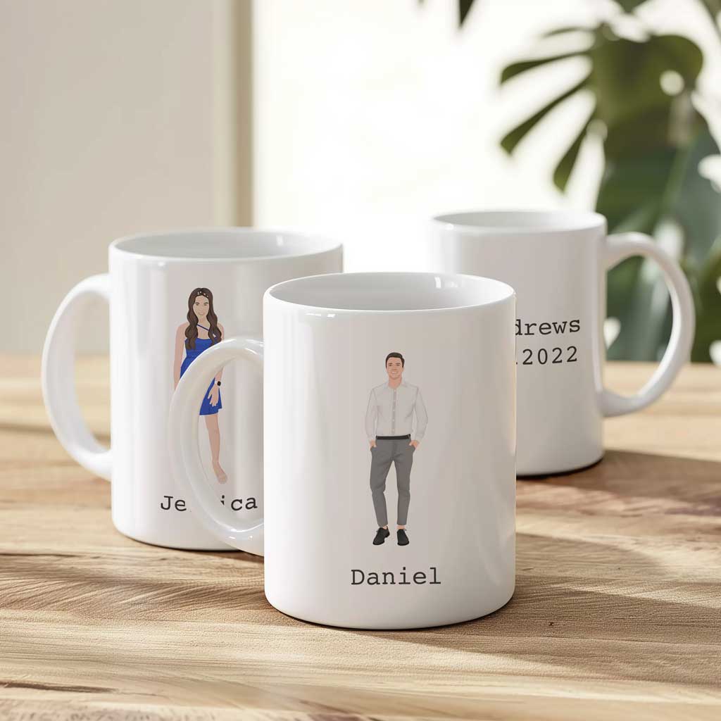 Personalized Family Mugs – Personalized Drawing Gifts